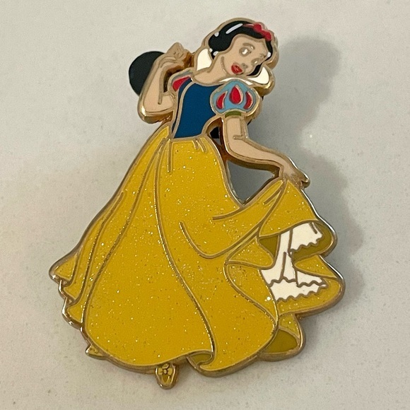 Disney | Other | Disney Snow White Glitter Dress Dancing Pin | Poshmark